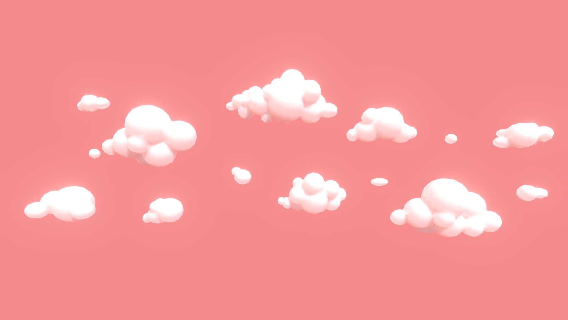 Stylized Clouds Pack - Vol.01 - Buy Royalty Free 3D model by PolyOne ...