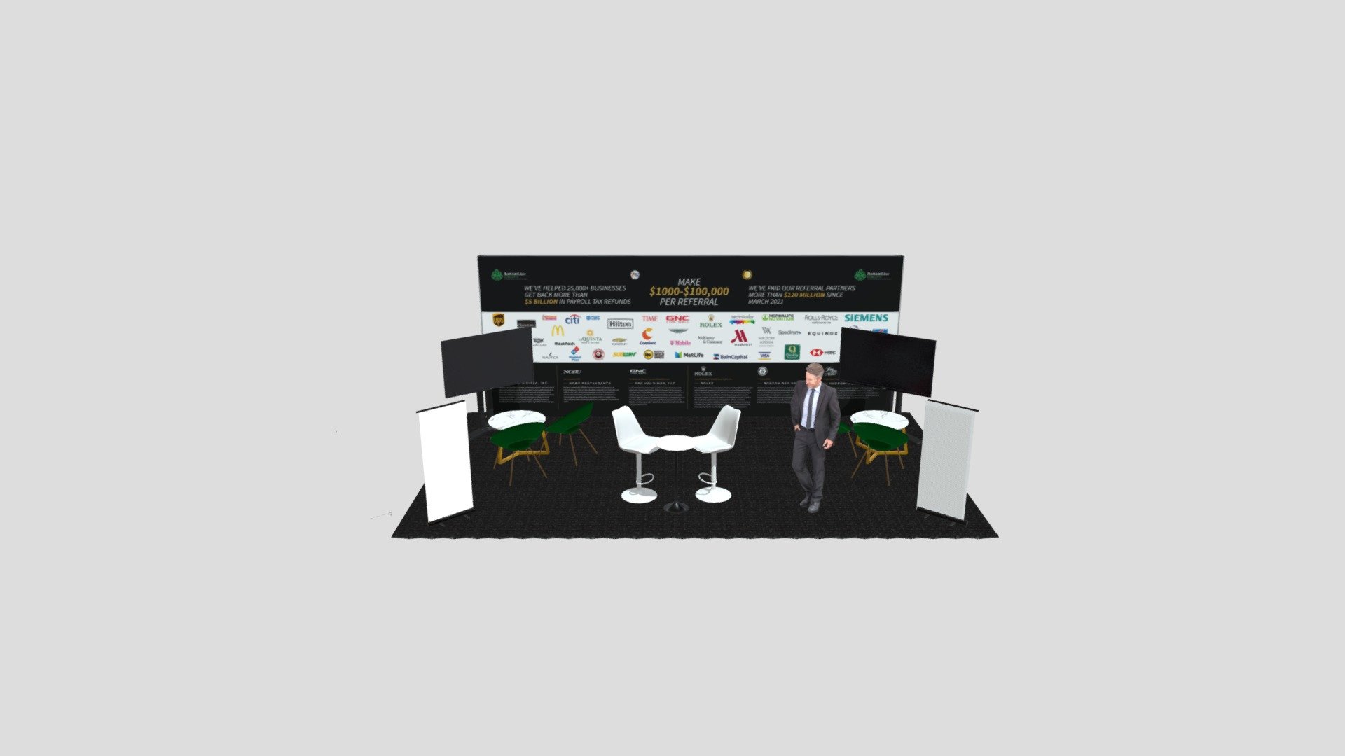 Bottom Line Trade Show Mockup - Download Free 3D model by Nick Flatt ...