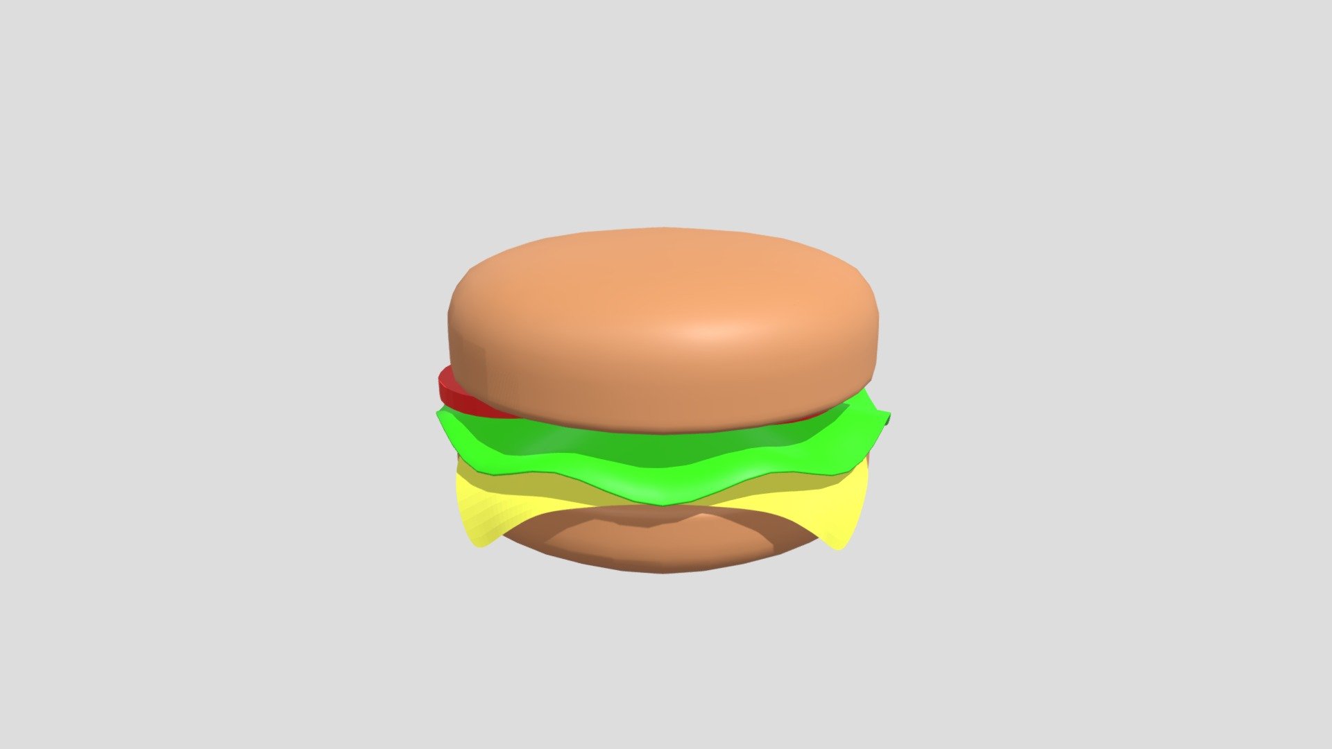 Low Poly Burger - Download Free 3D model by Blendcat (@tsumanenkonikita ...