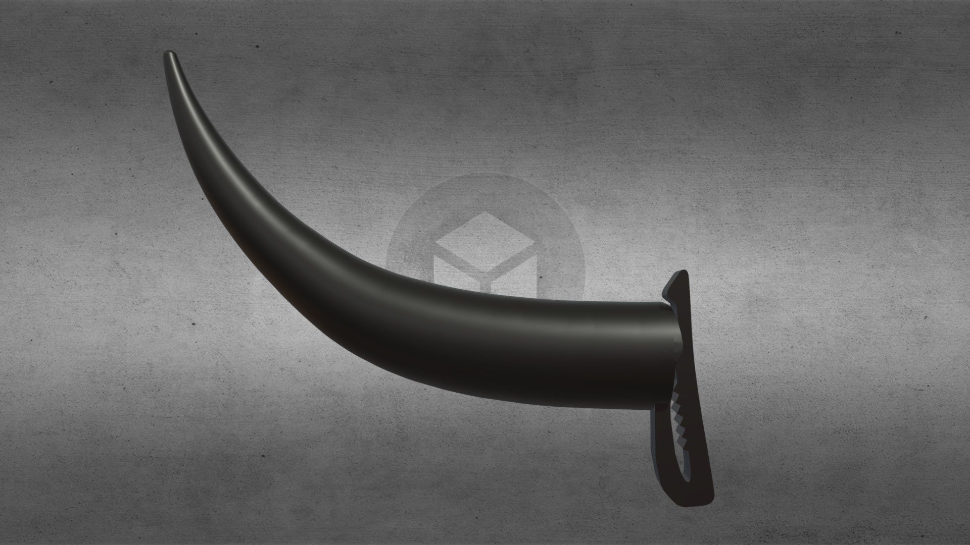 Simple Horns for Ballcaps (3D-printable) - Buy Royalty Free 3D model by ...