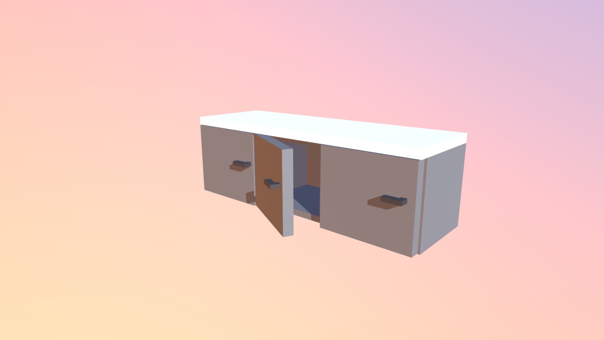 Kitchen counter - 3D model by Maurloven [3553d61] - Sketchfab