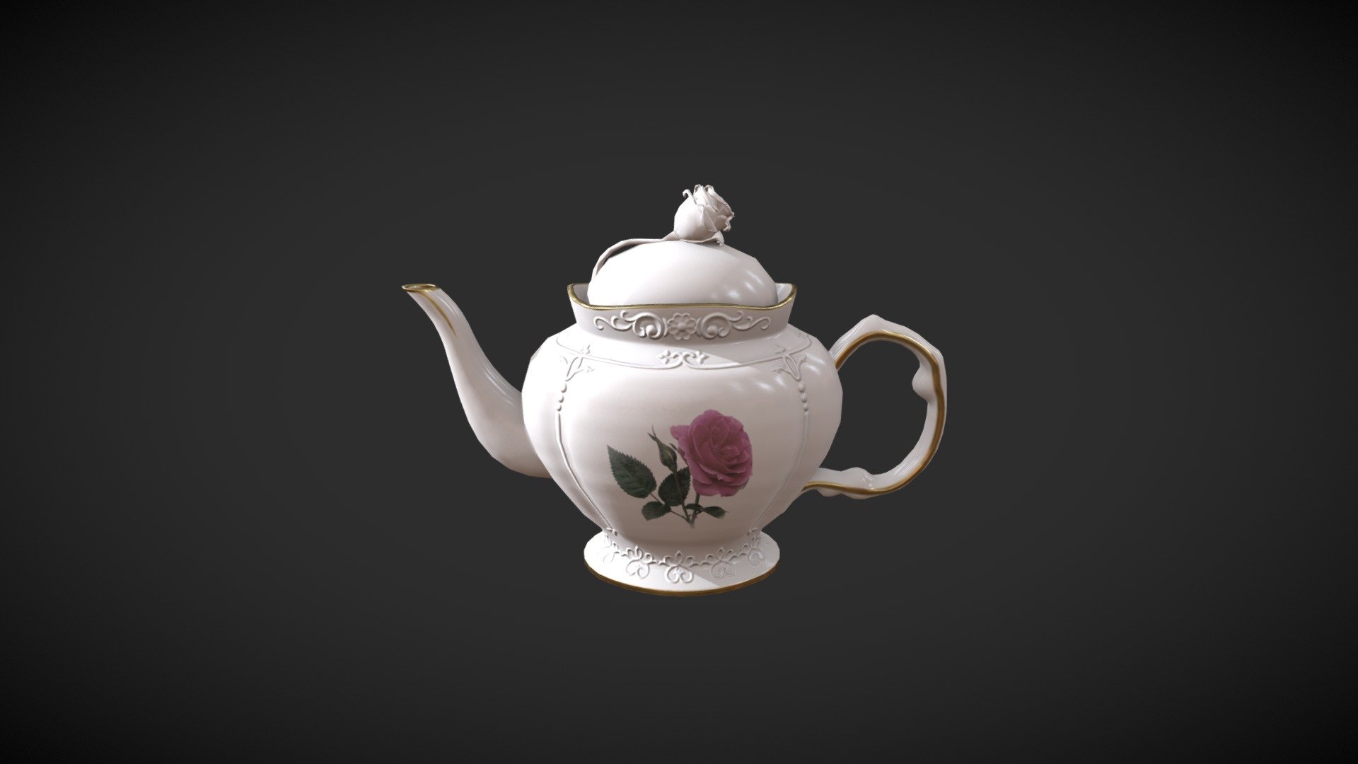 Tea pot - 3D model by sellardoor [35547de] - Sketchfab