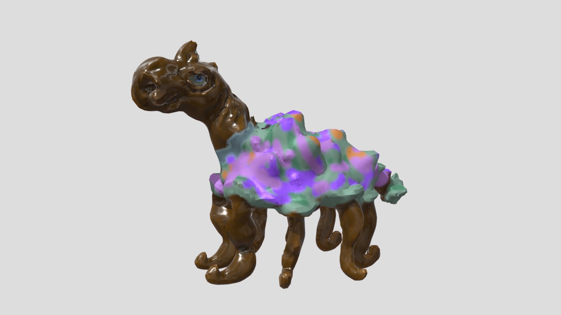 Crusty The Capybara Turtle - 3D model by Jimmy Gunawan (@jimmygunawan ...