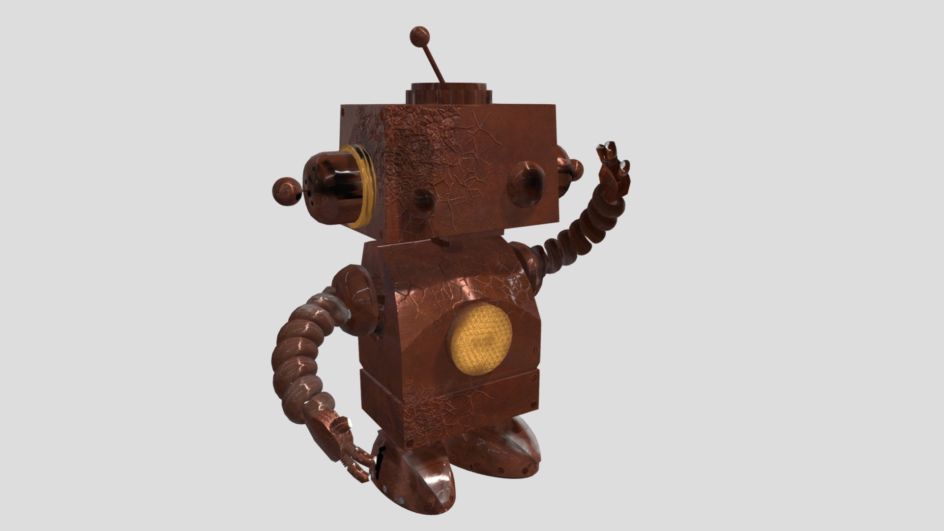 Robot Rust - 3D model by shakiller [3555ede] - Sketchfab