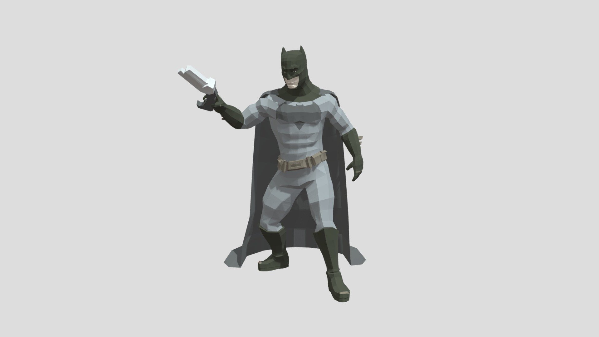 Batman (Ben Affleck - rigged) - Download Free 3D model by DavidA3D ...
