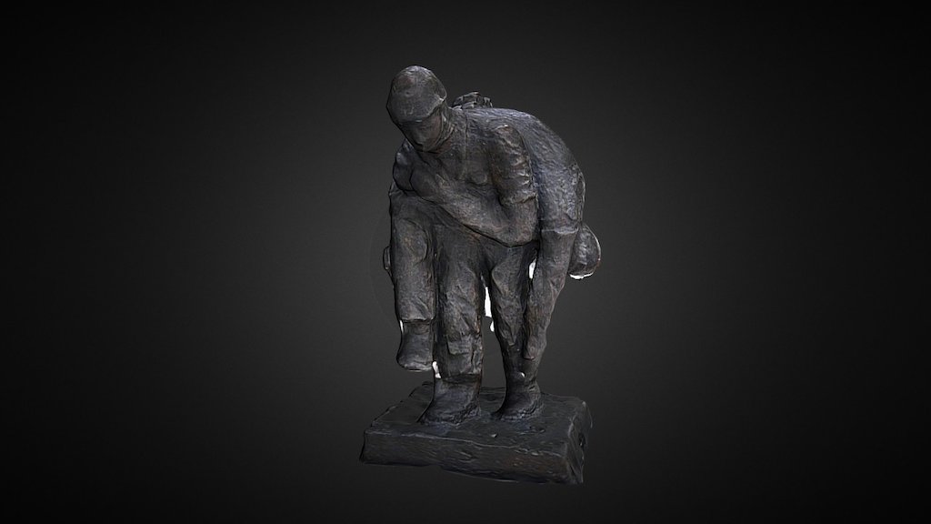 Solider Statue 3d Model By Manberdoron [355813f] Sketchfab