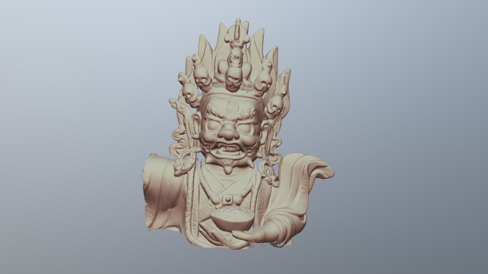 Mahakala statue / Einscan Pro+ - Download Free 3D model by Blueprint 3D ...