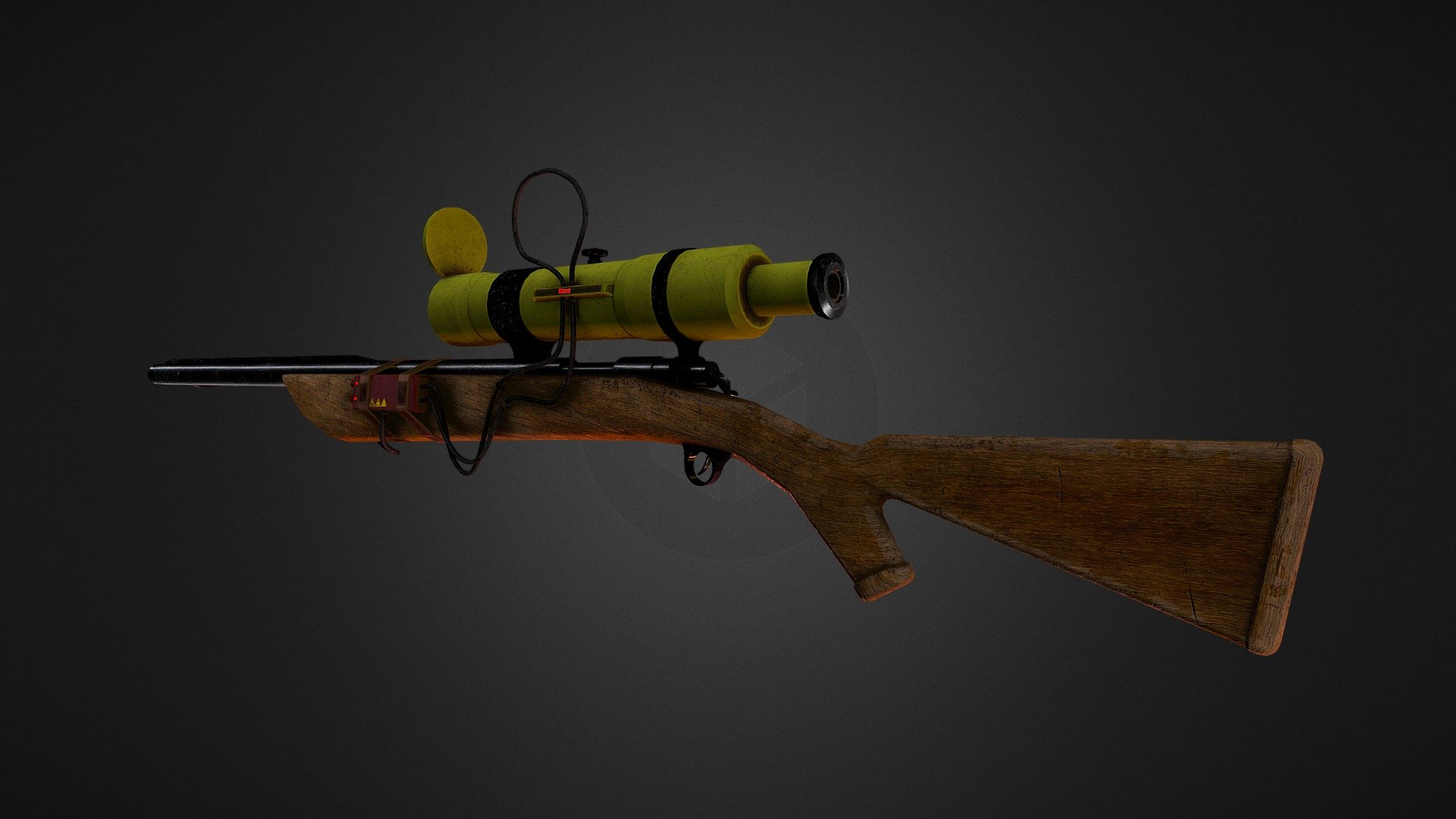Stock Sniper Rifle - Download Free 3D model by Max Bischoff (@Snider ...