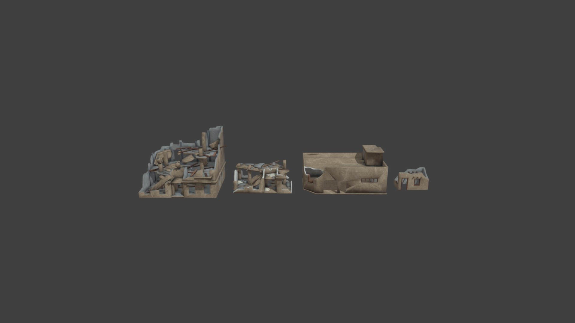 Destroyed Buildings (Mobile) - 3D model by Angelo Ruiz Venturini ...