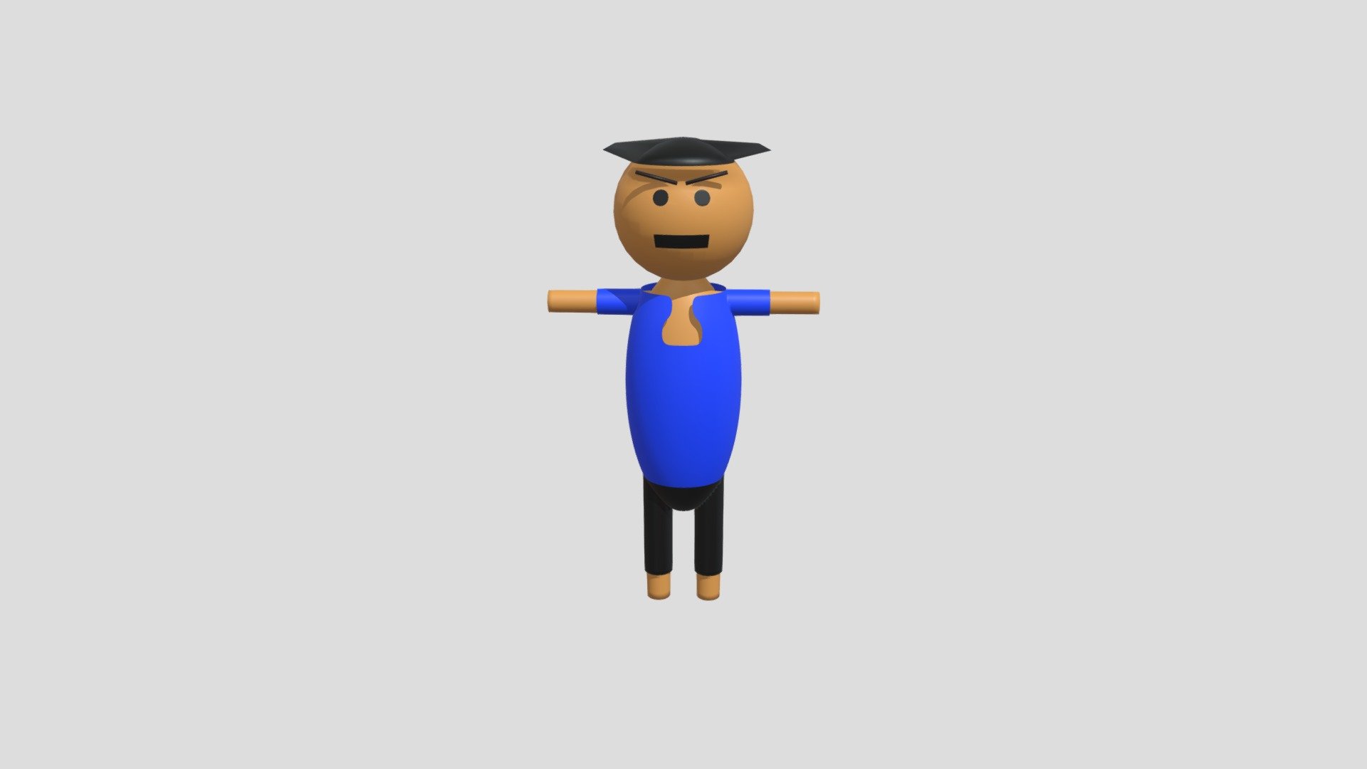Basic Cartoon Character - Download Free 3D model by vivek verma ...