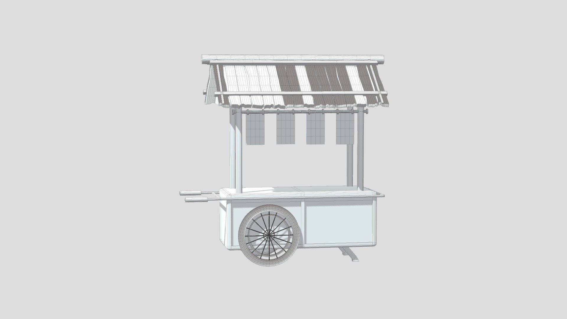 Market Stall Kart Kiarna Ferreira - 3D model by kiarnaferreira [355b189 ...