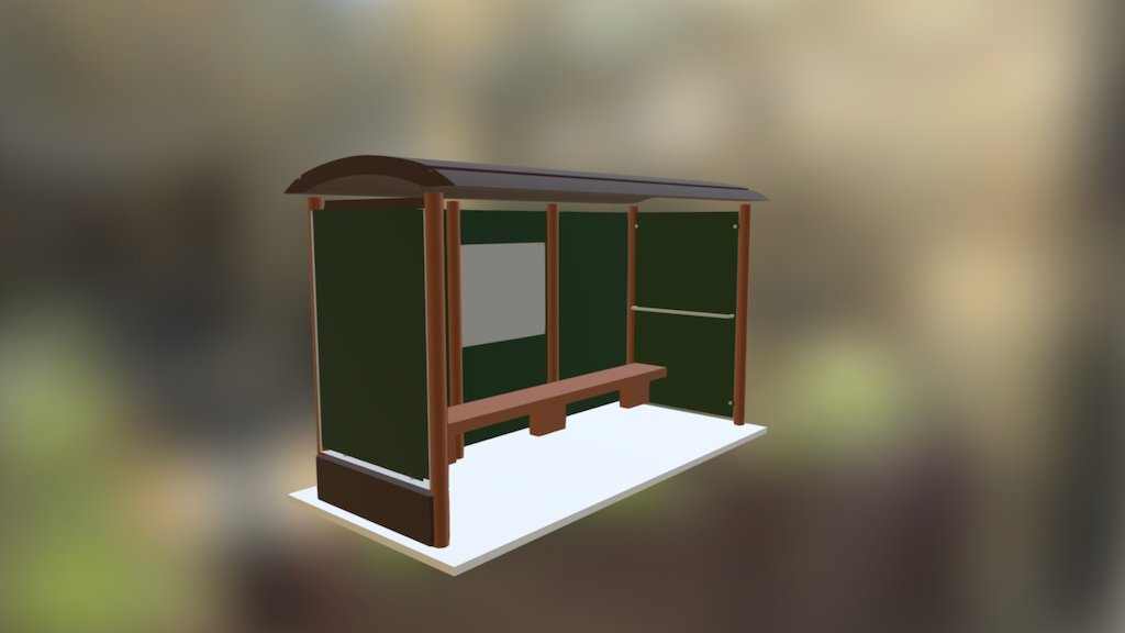 Mini bus stop - 3D model by alijim (@alijim92) [355c99d] - Sketchfab