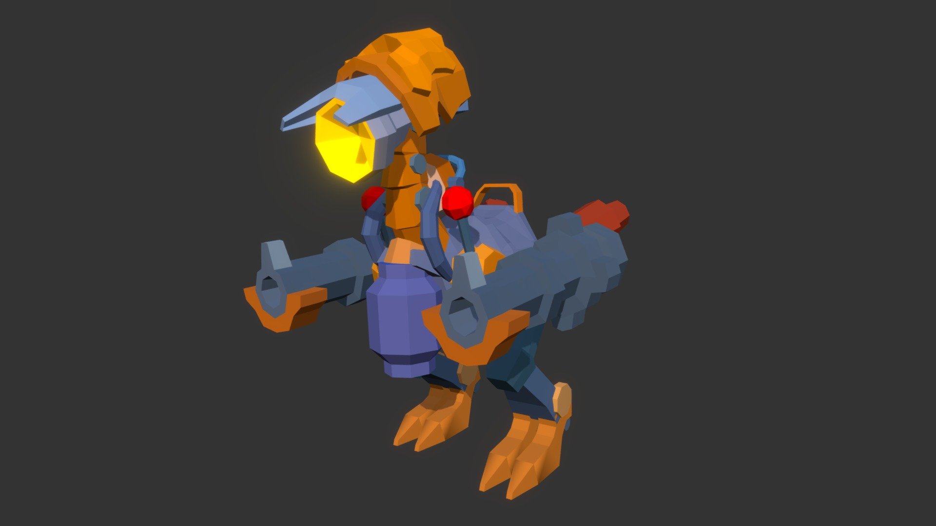 Sentinel Mech - 3D model by josluat91 [355cf85] - Sketchfab