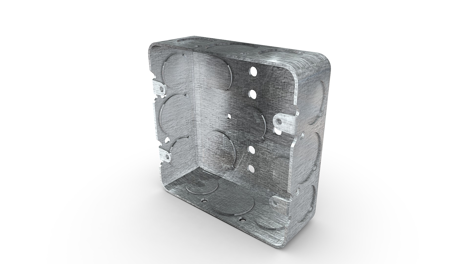 Steel City Metallic Box - 3D model by teddomek [355e80d] - Sketchfab