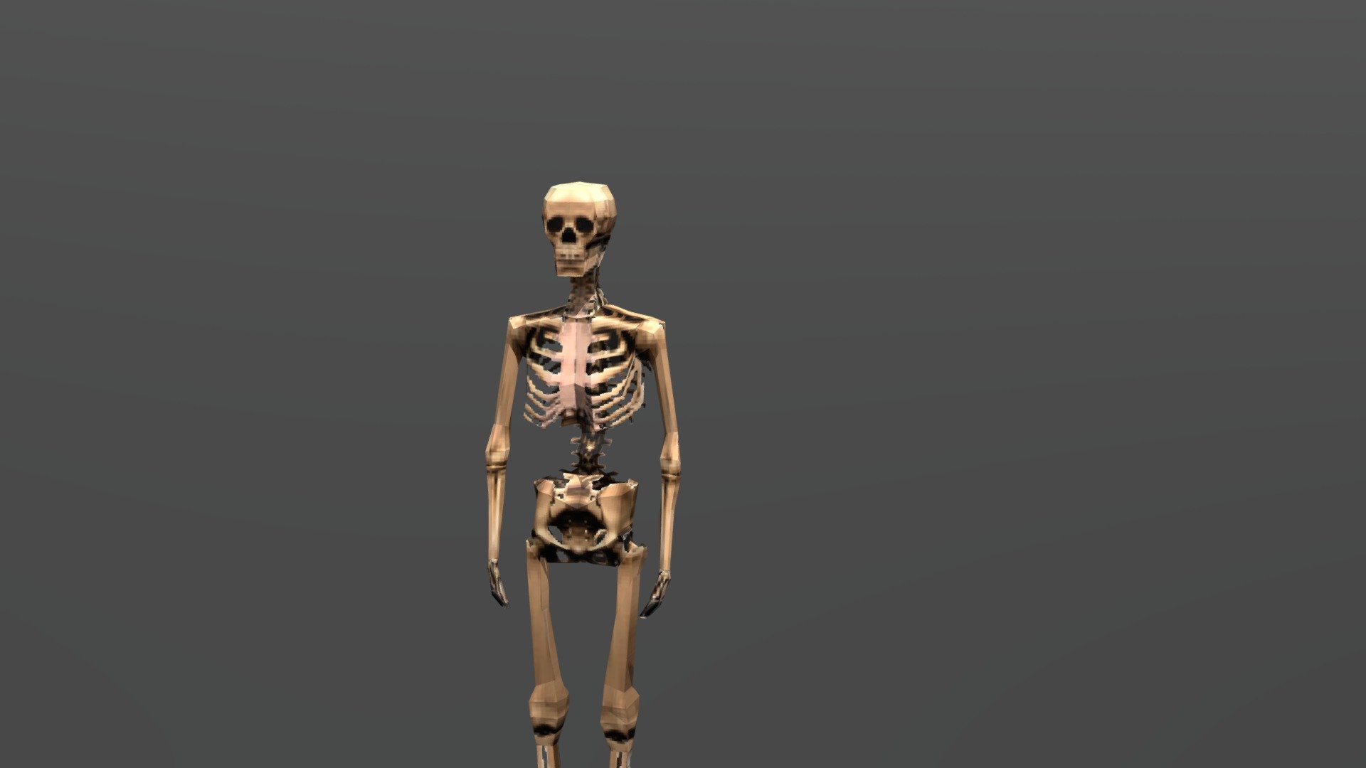 Low Poly Skeleton - 3D model by end444 [3560e0e] - Sketchfab