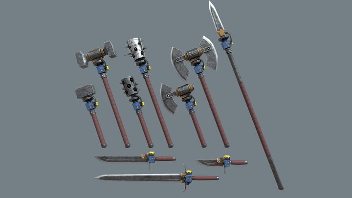 Mace 3D models - Sketchfab