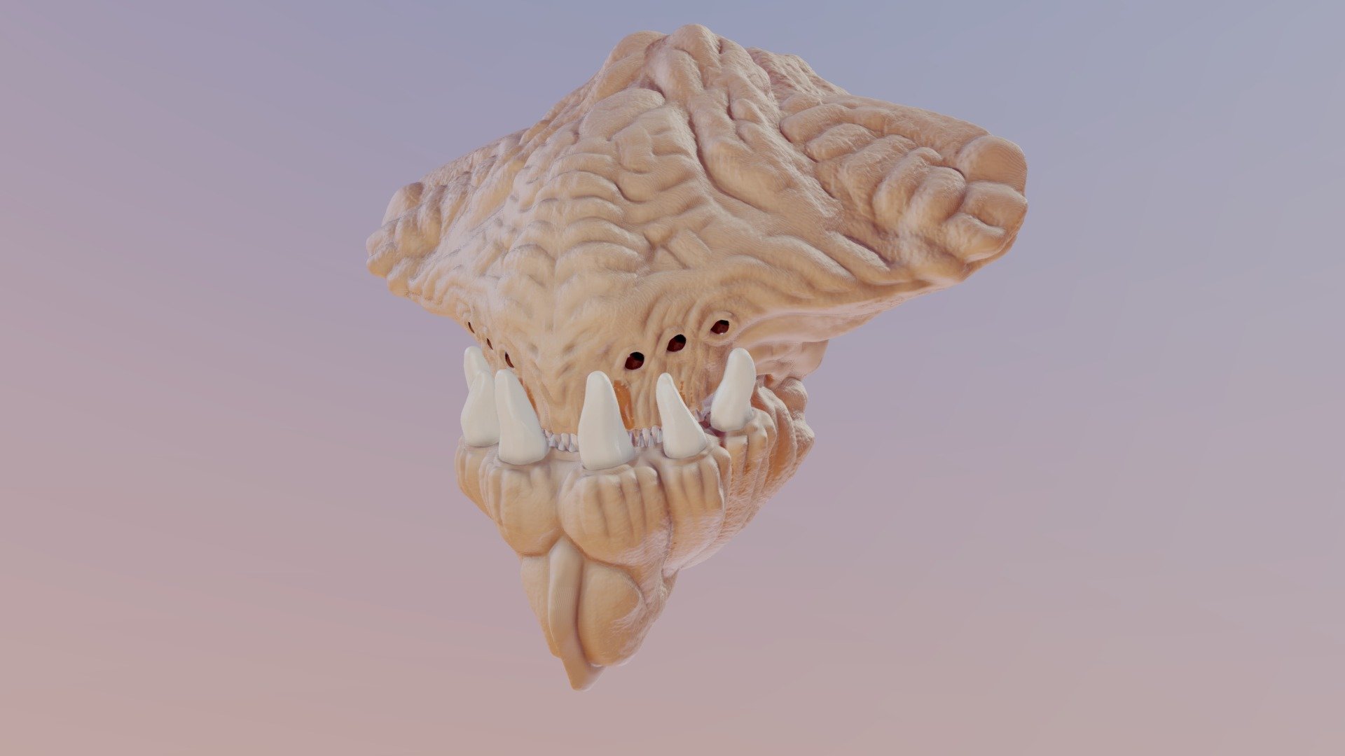 Alien Beast - Only Head - 3D model by DaLungSwood [3562314] - Sketchfab