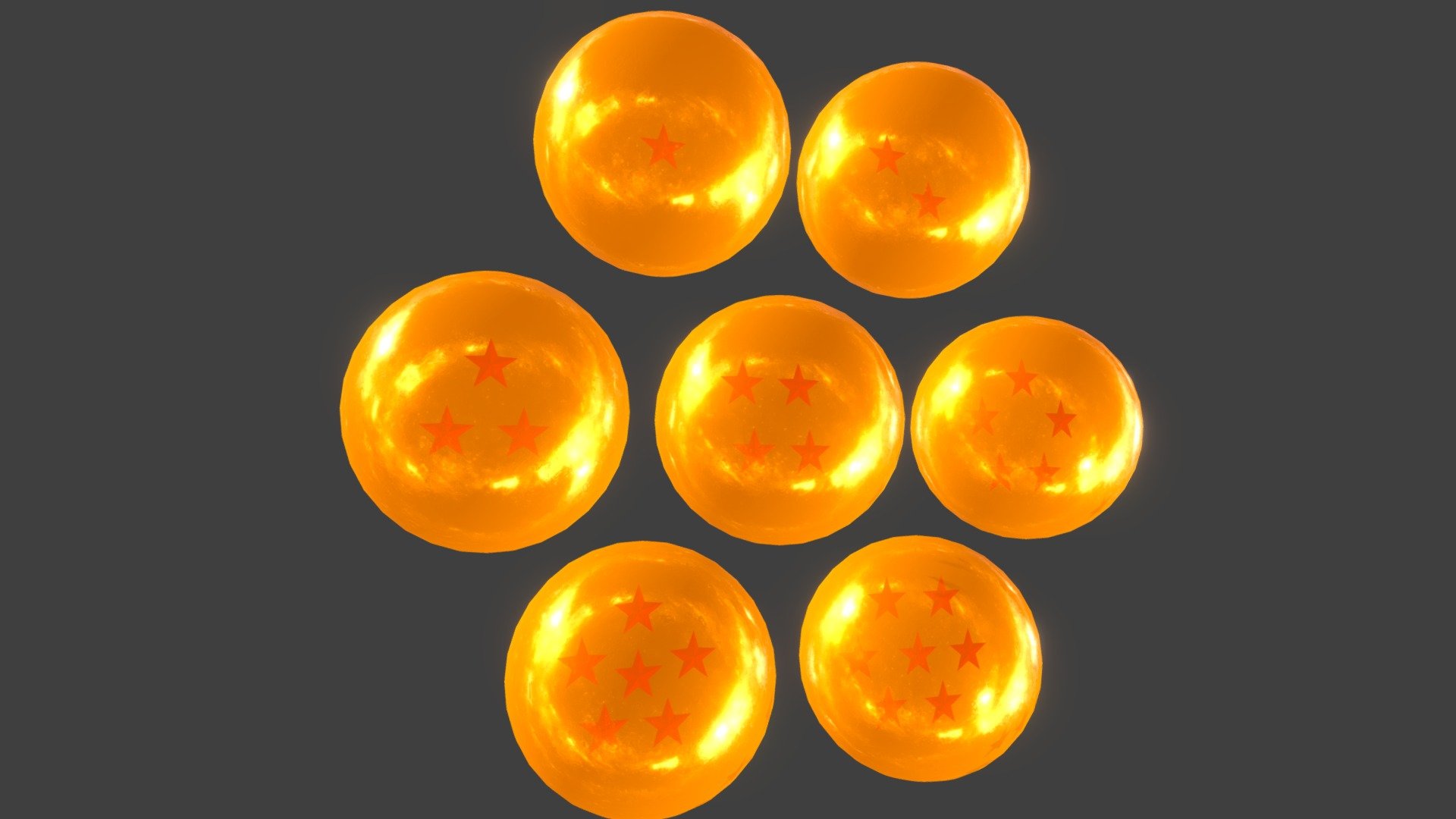 Dragonballs - Download Free 3D model by LucasPresoto [356251b] - Sketchfab