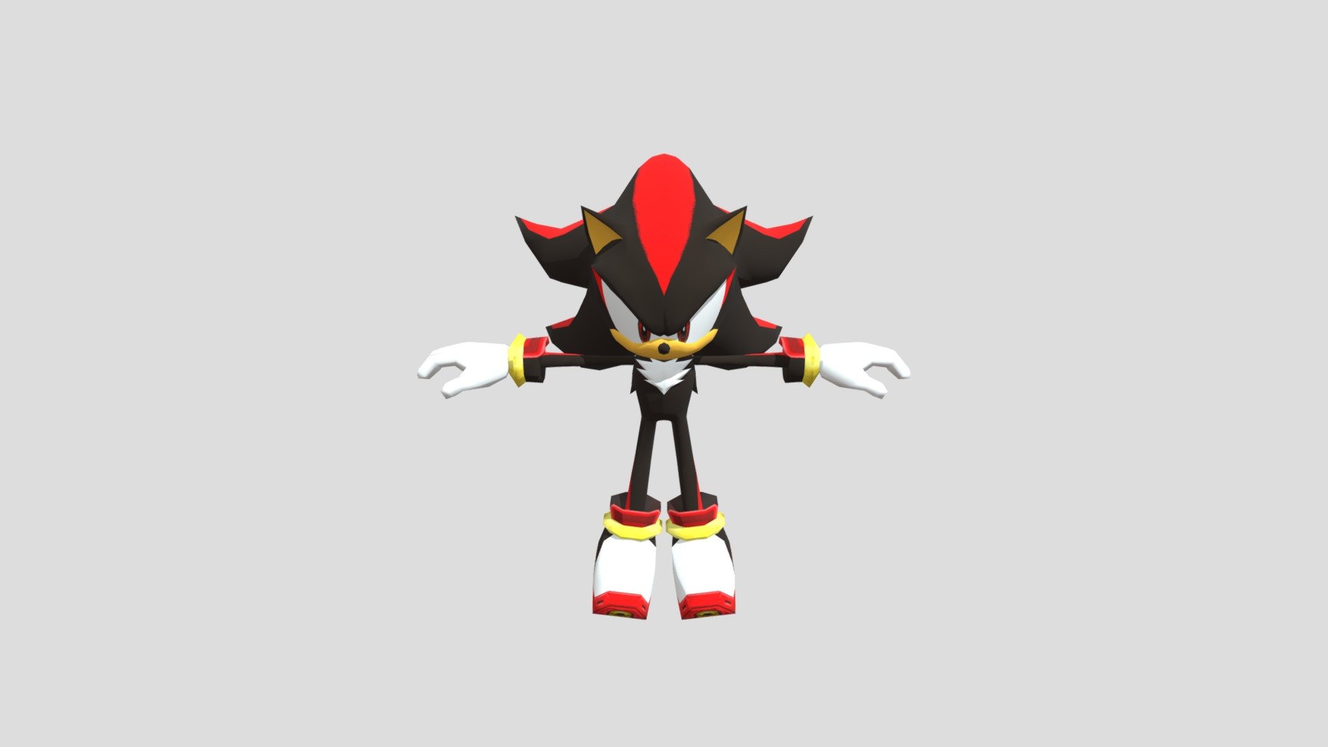 The Hedgehog - Shadow - Download Free 3D model by mister p (@koce1505 ...