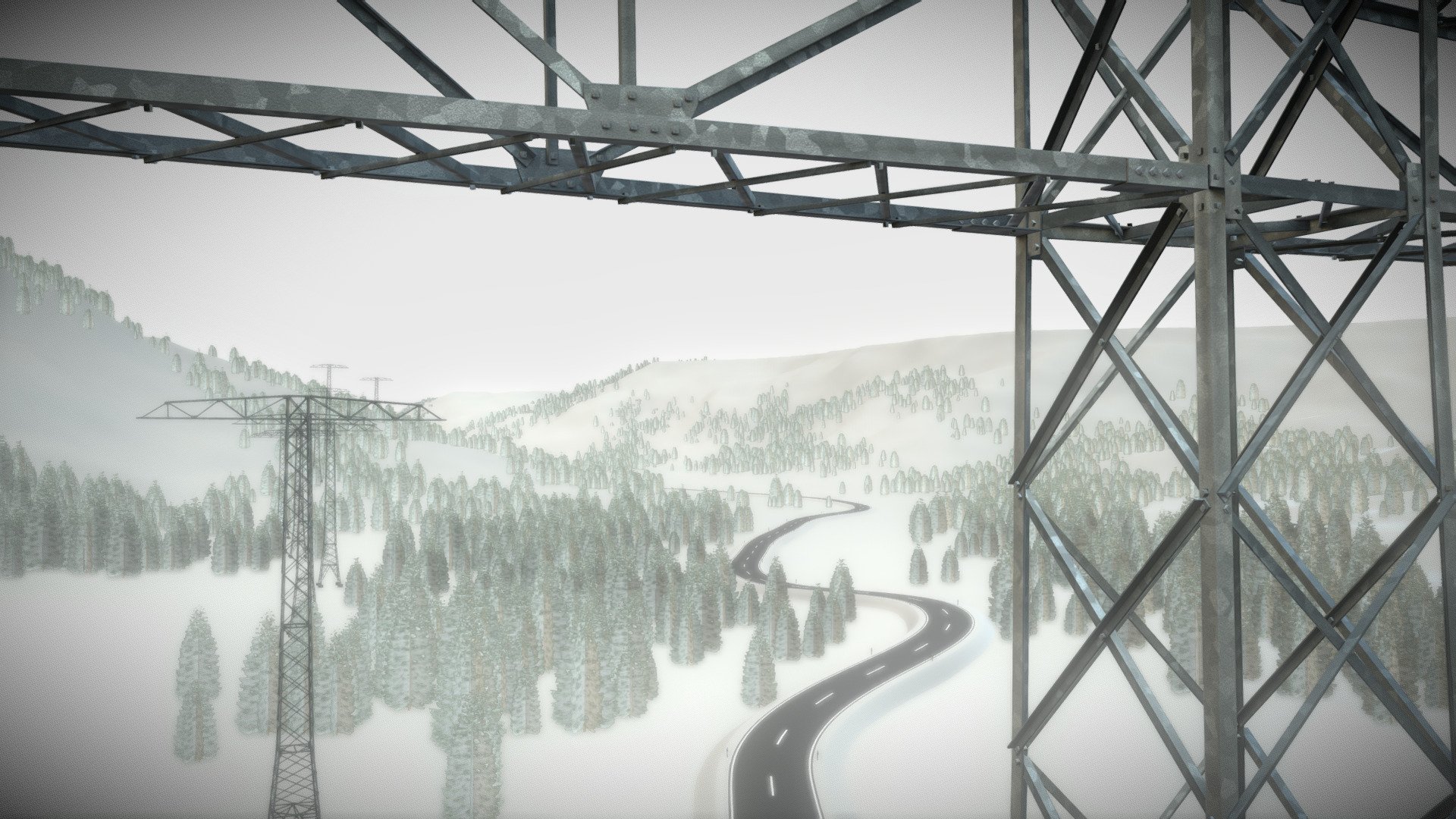 Winter Environment 3 (WIP-1) - 3D model by VIS-All-3D (@VIS-All ...