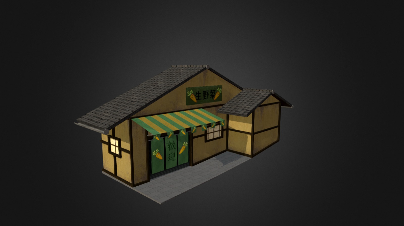 Japanese Vegetable Store - 3D model by yannick sijtsma (@y.sijtsma ...