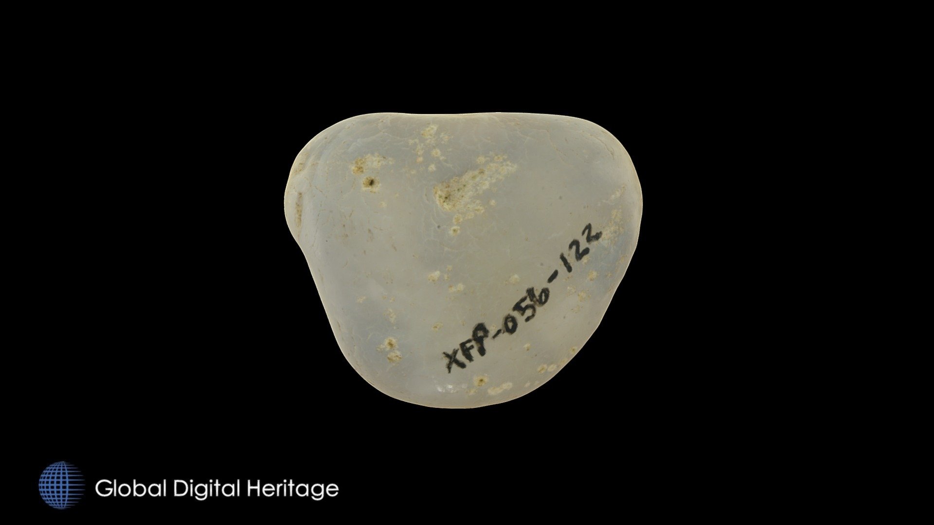 XFP-056 Small hammerstone, Sanak Island, Ak. - Download Free 3D model ...