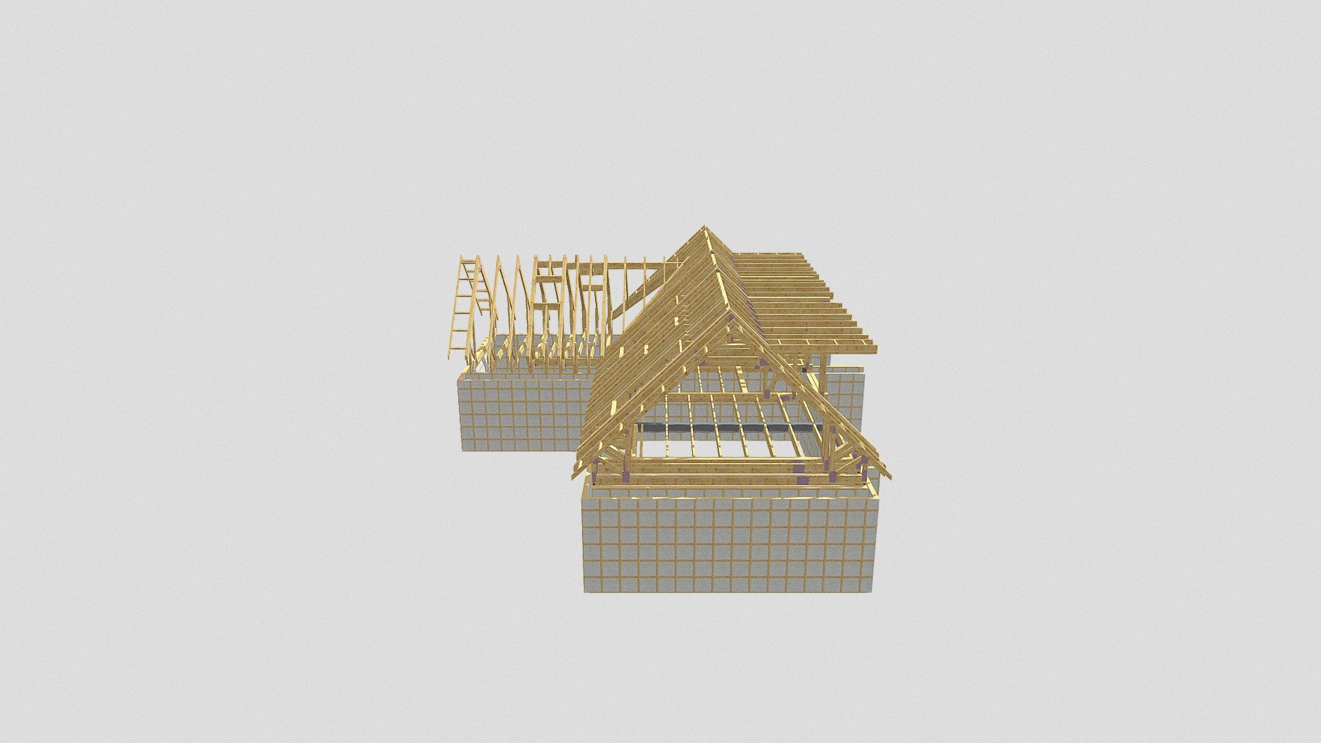 roof construction a - 3D model by ParagonETL [356706f] - Sketchfab