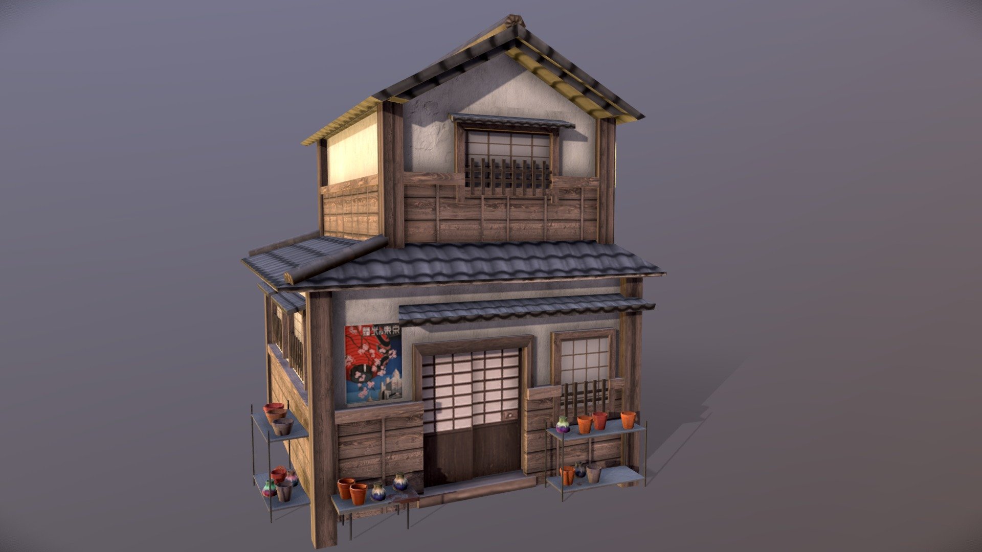 Building 1: Flower Shop - Buy Royalty Free 3D model by TatianaDevos ...