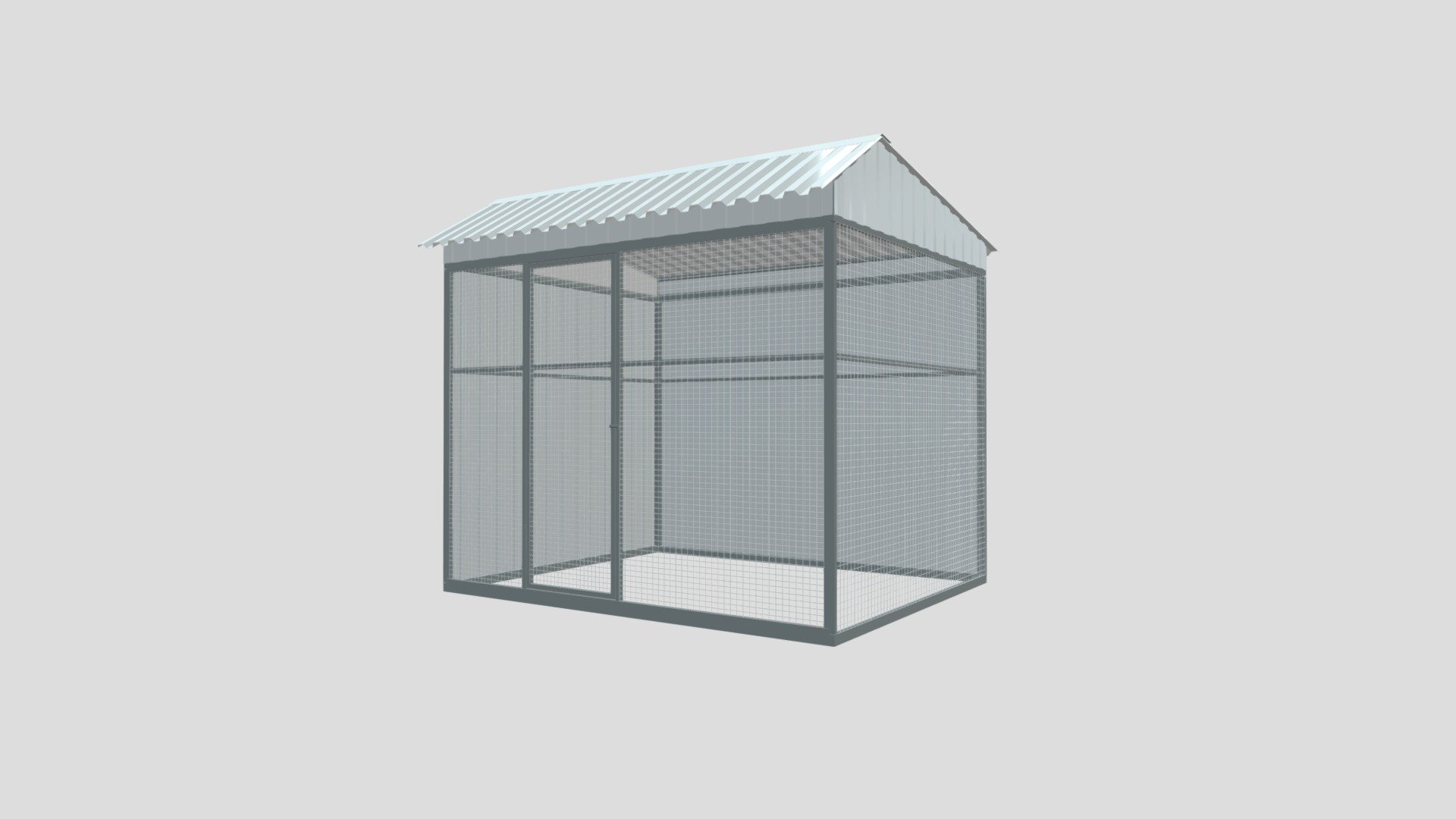 Geese Cage Coop v 2020 - 3D model by ostrogotsky [3568d62] - Sketchfab