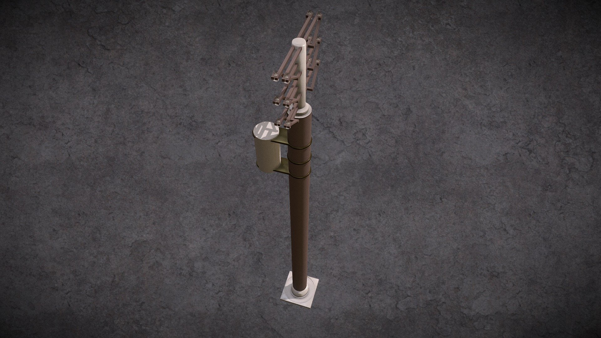 Tall Telegraph Pole WIP - By Velivian Fesothe - 3D model by Velivian ...