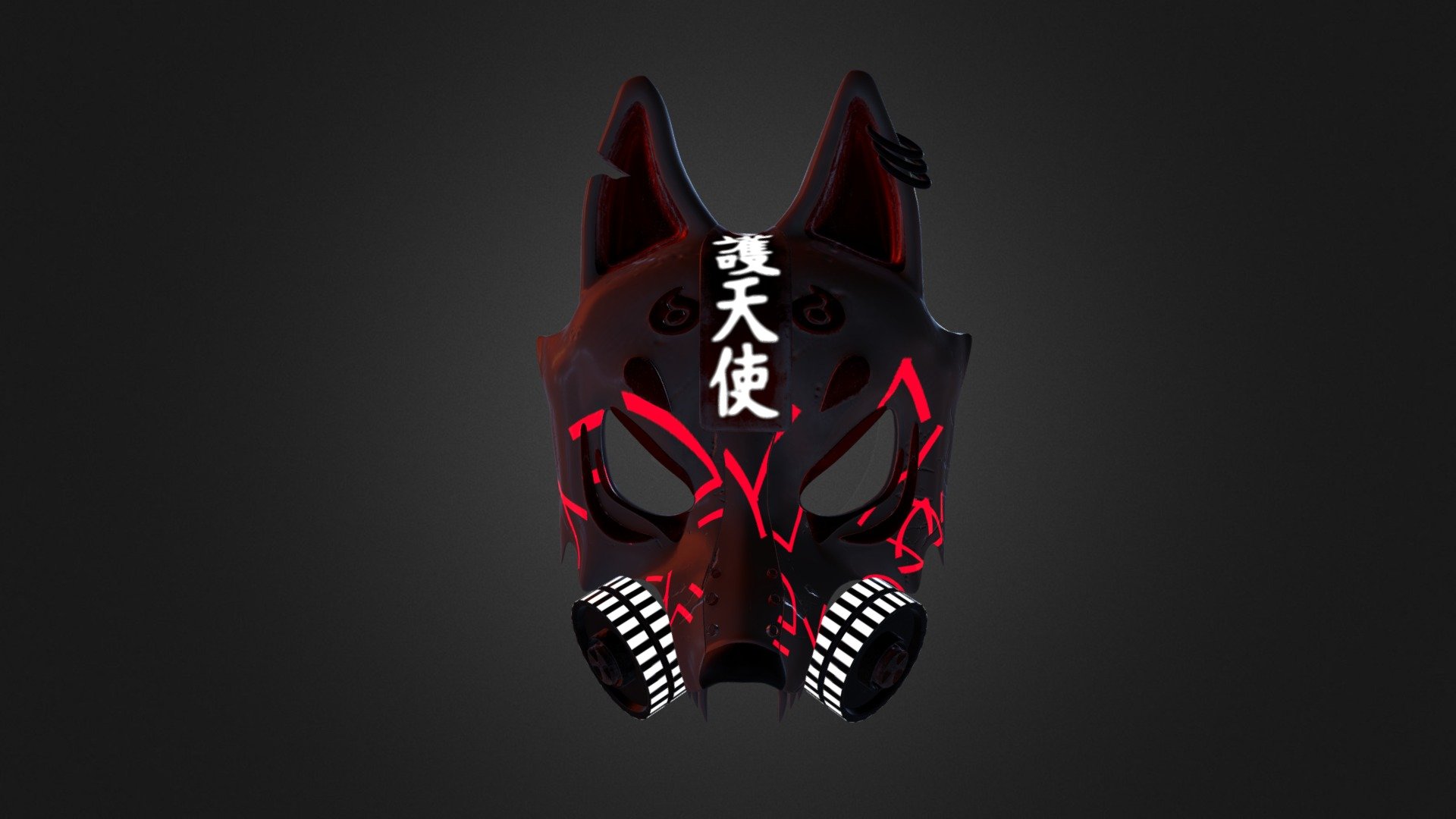 Maska wolf - 3D model by ストレンジ (@IzLoM39) [3569ebe] - Sketchfab