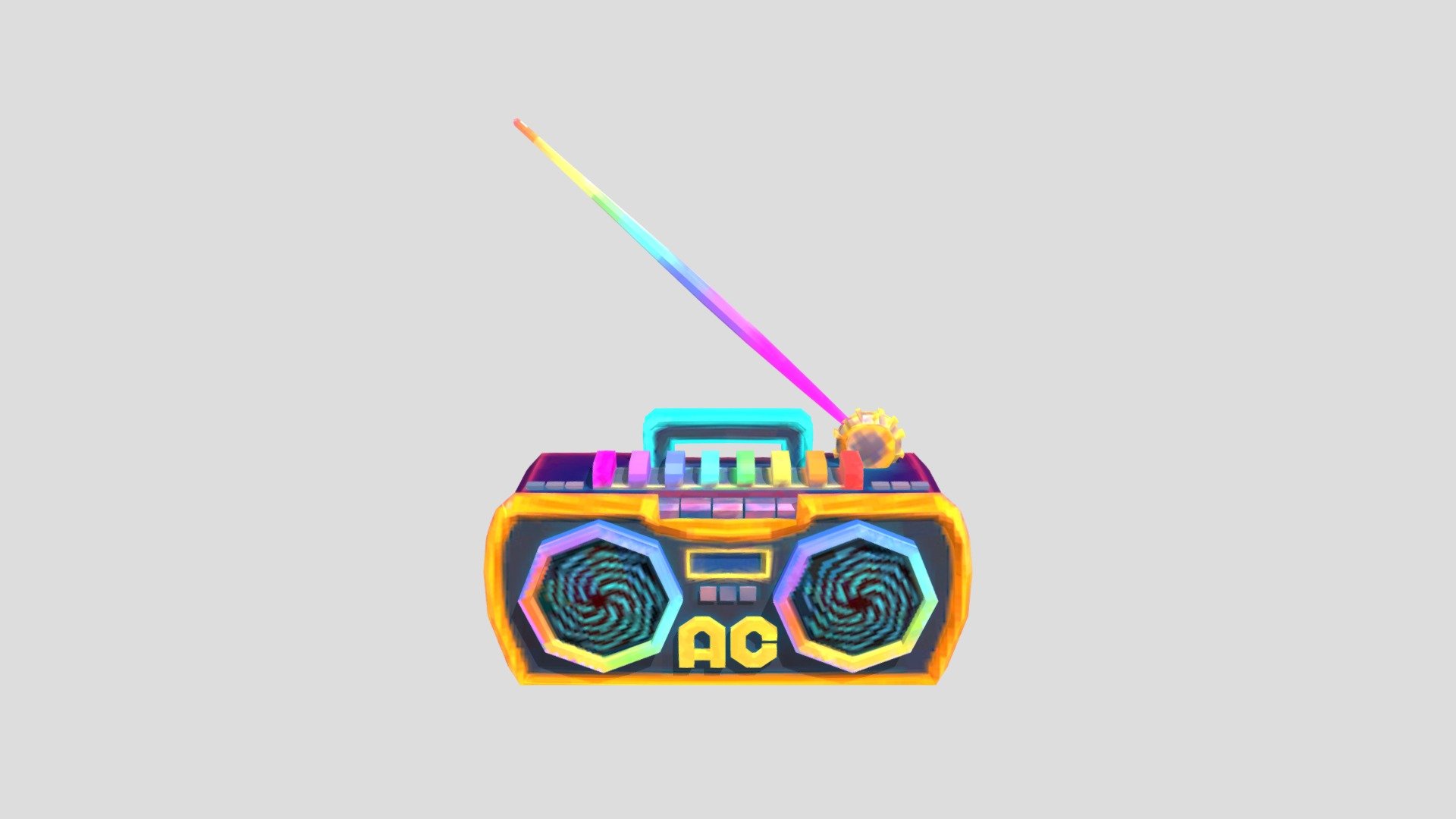 animal company - boombox neon - Download Free 3D model by Romeo rios vr (@rrios2027) [356a0dd ...