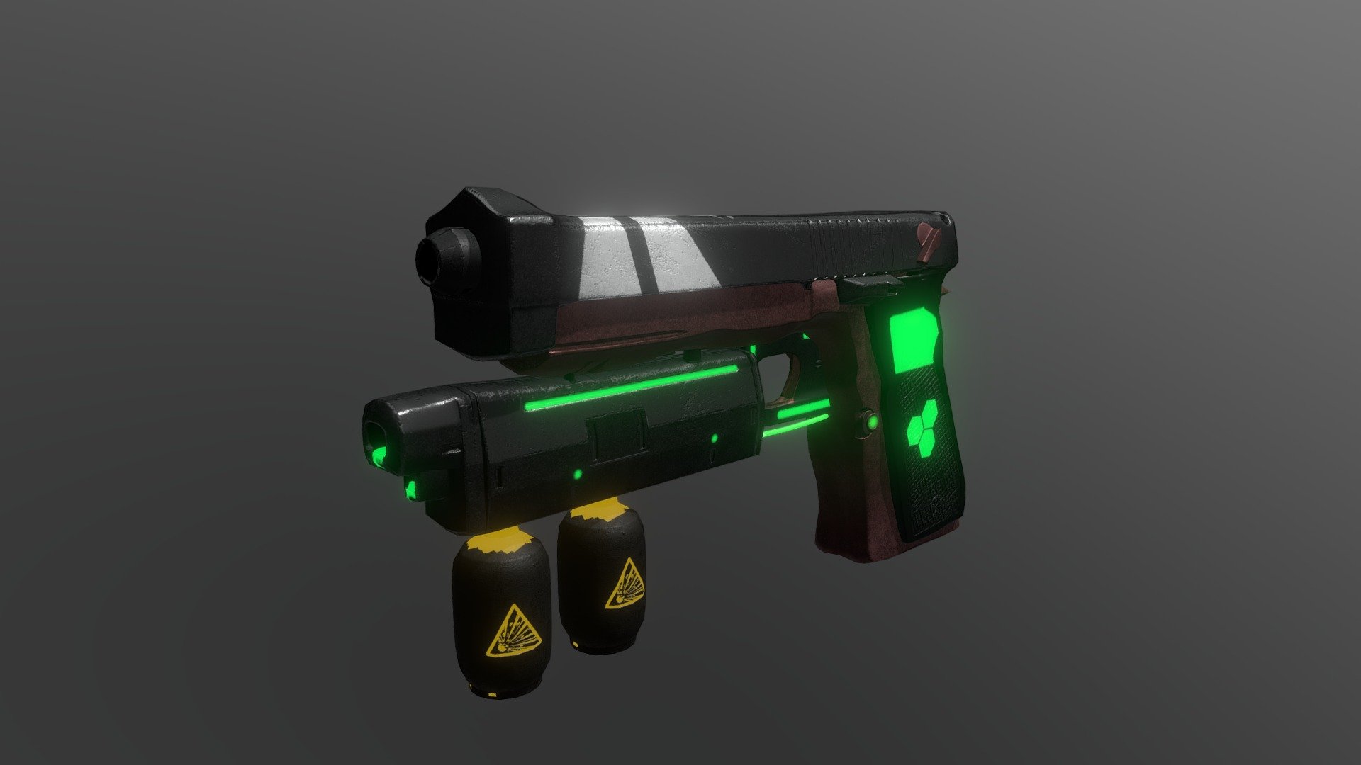 Gun Concept - 3D model by Lucas___Ramon [356a1ae] - Sketchfab