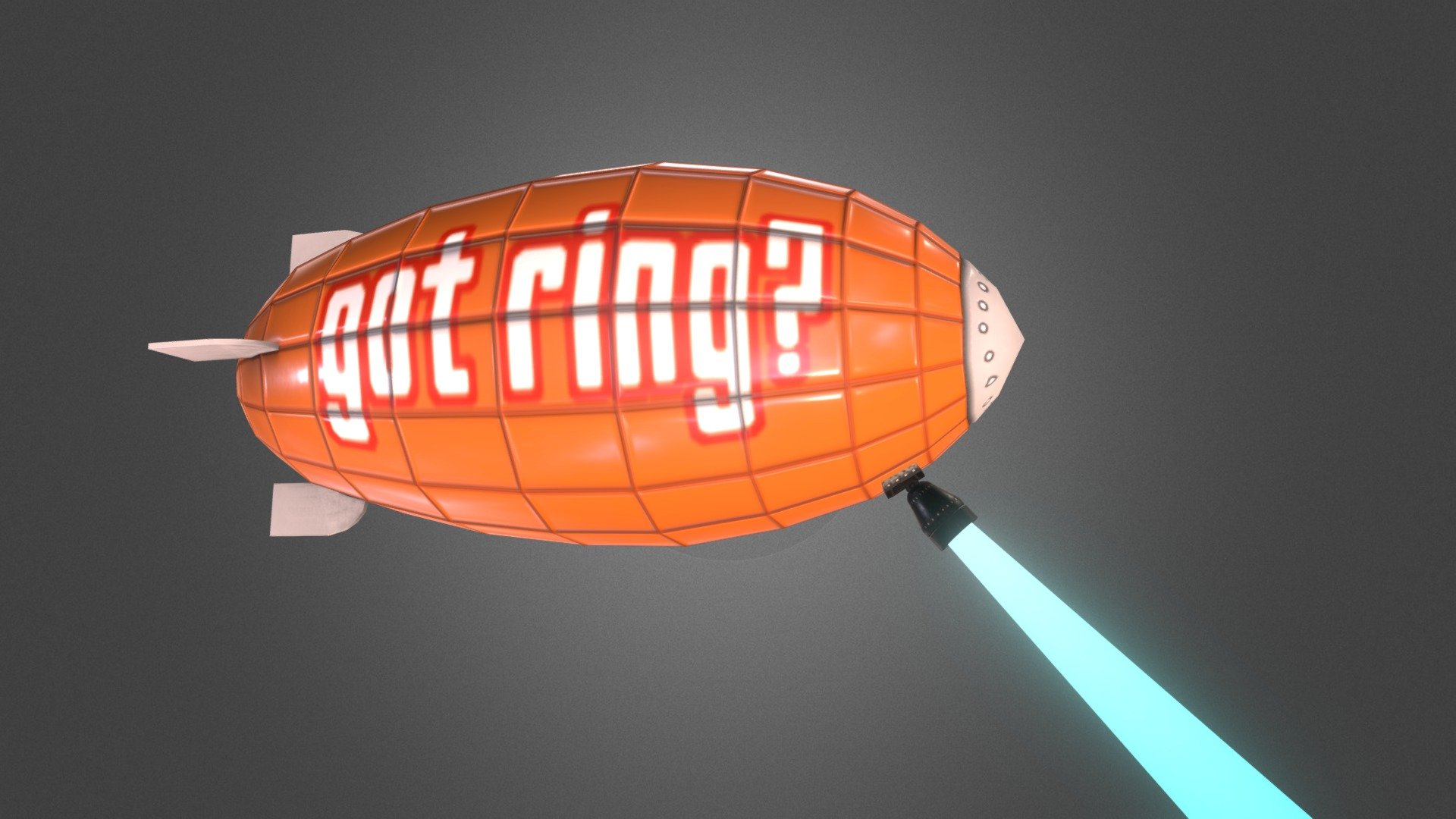 "Got Ring?" Blimp - Download Free 3D model by PotatoMuffin ...