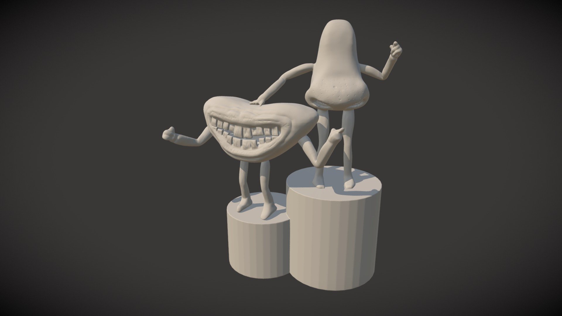 Sculpt January 2018 Day1: 'Mouth And Nose' - 3D model by Schnubiiii ...