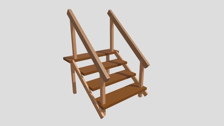 Staircase 3D models - Sketchfab