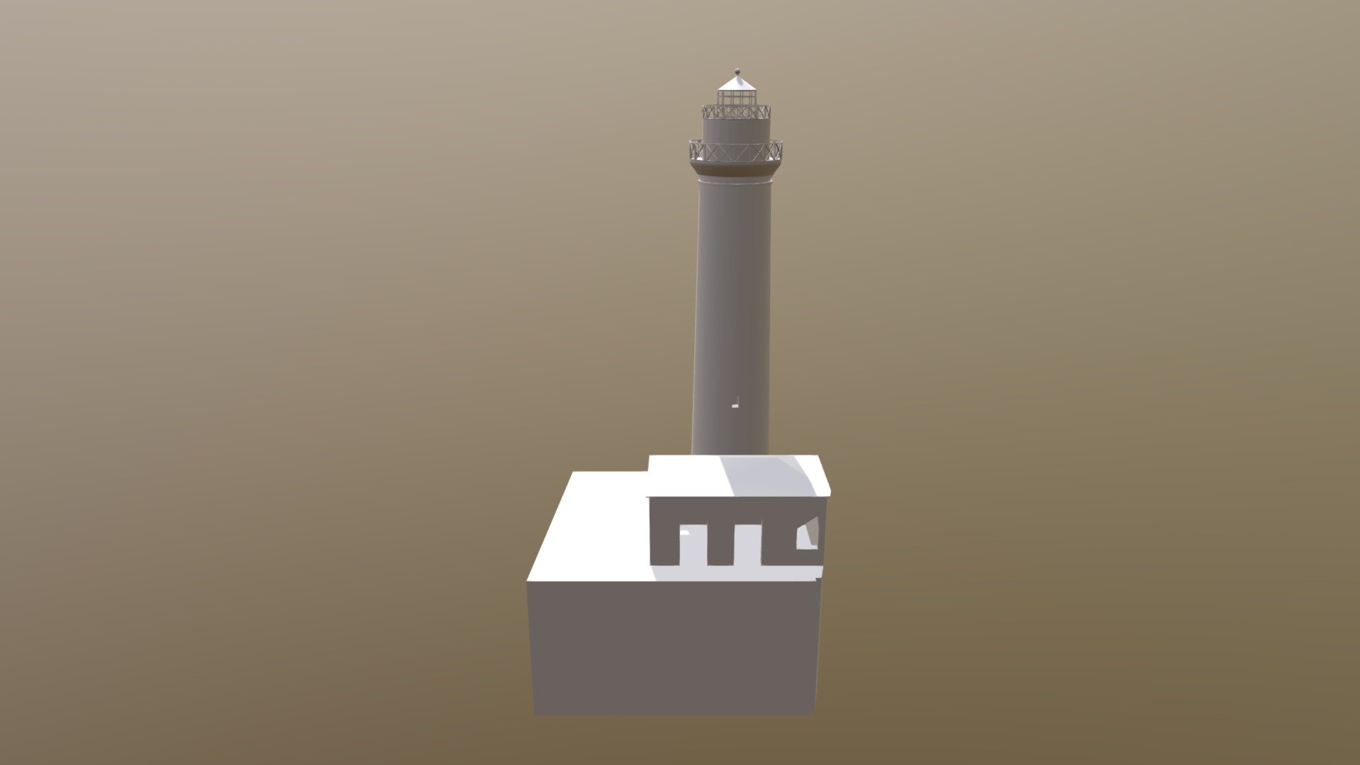 Faro Sul Molo Vecchio Di Genova - 3D model by Sonia.Mollica [3572cf6 ...