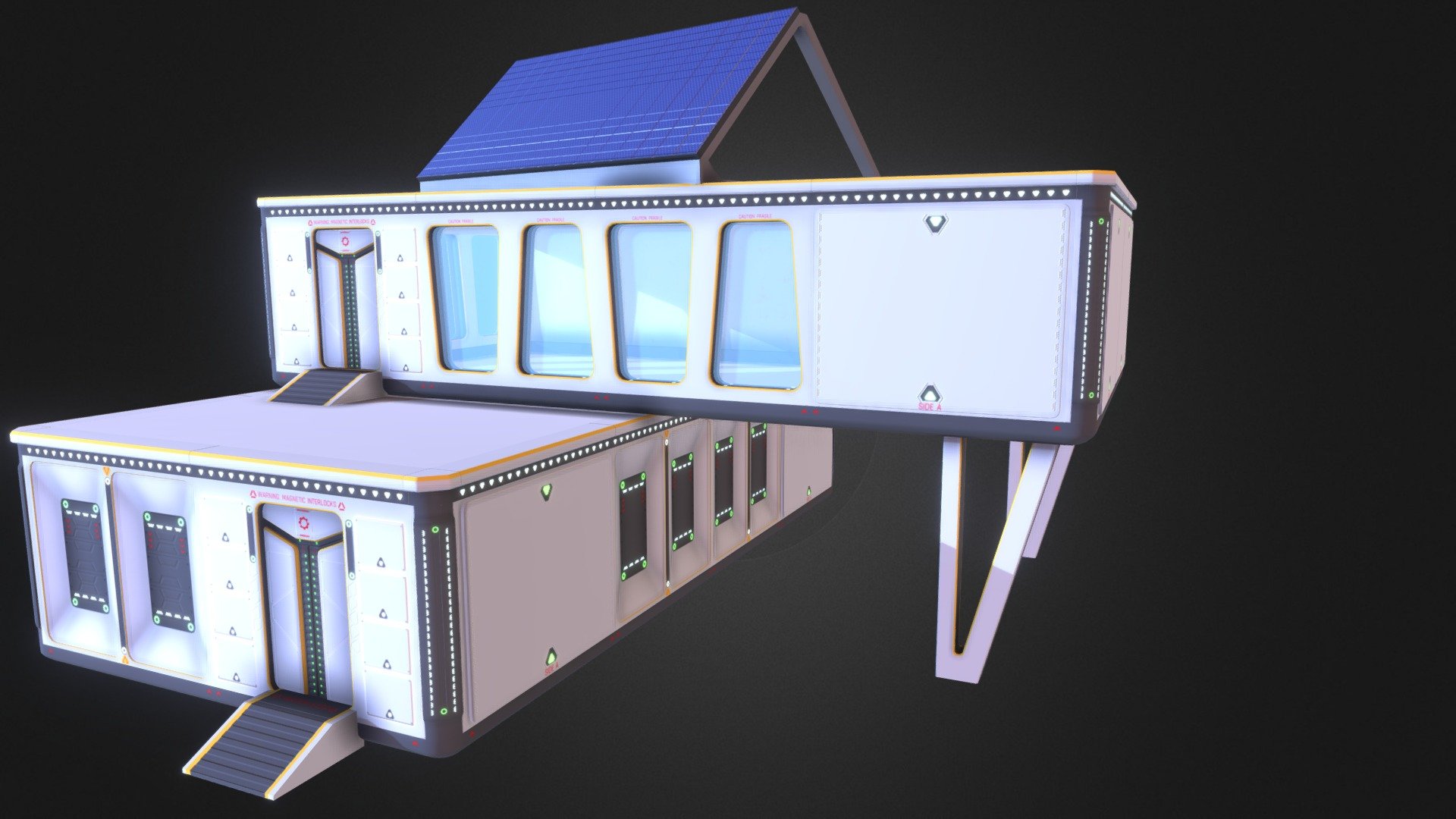 Colony Pods - 3D model by Astroficer (@nick-searle) [3572f1e] - Sketchfab