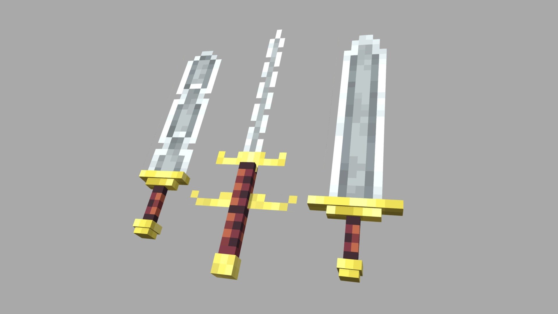 Steel weapon pack v.2 - 3D model by Dandrrick [3574787] - Sketchfab
