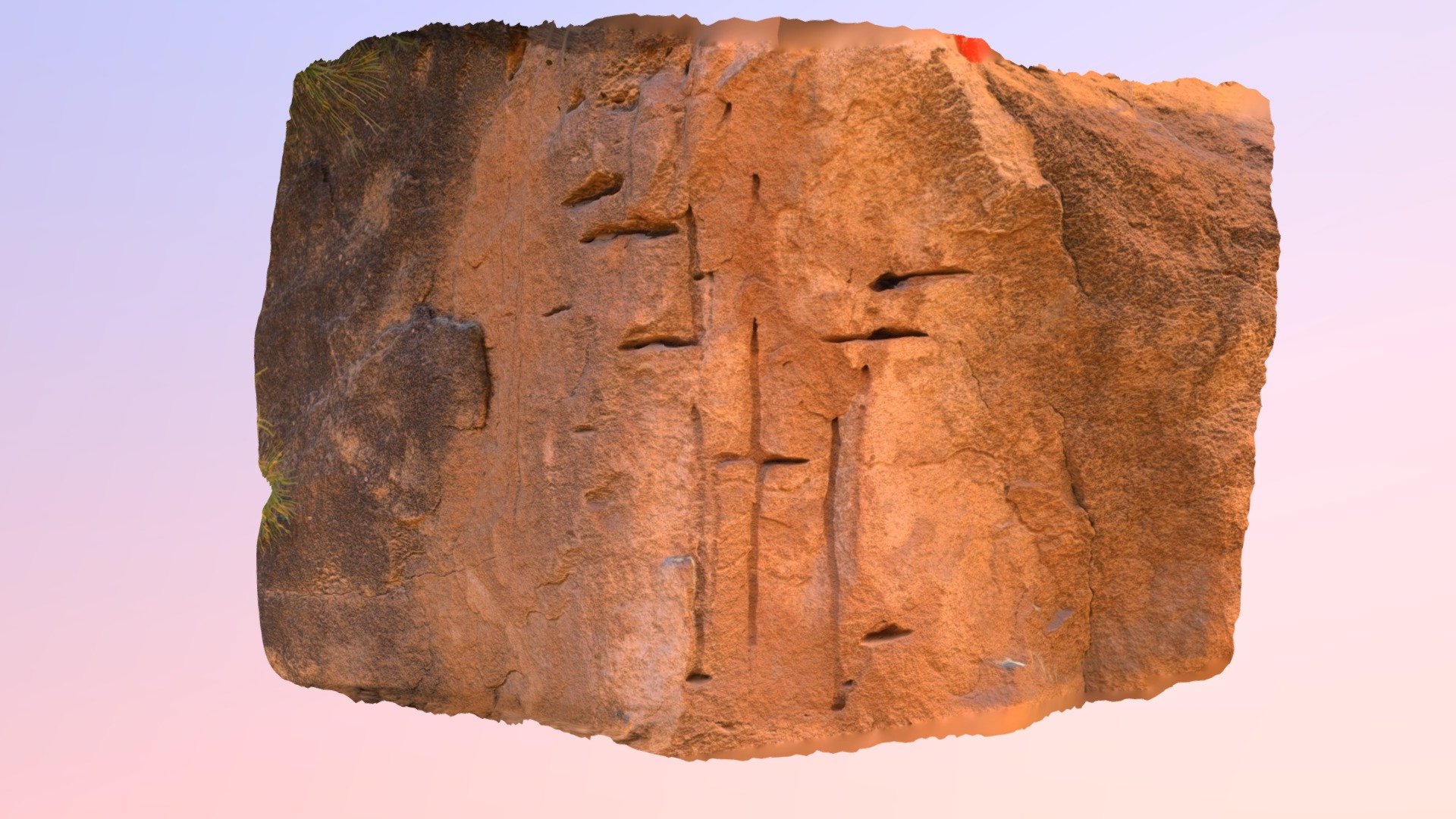 Ant nest in a channel fill sandstone. - 3D model by Jose Luis Cuevas ...