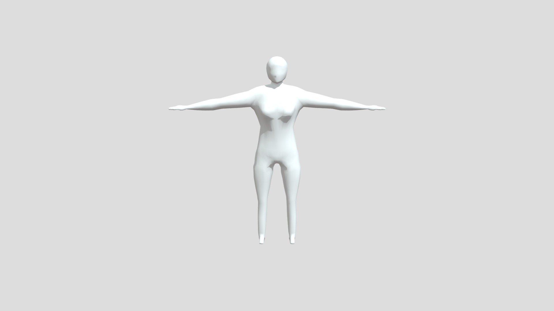 Female Character Base - Download Free 3D model by FWEpicFrost [35753fe ...