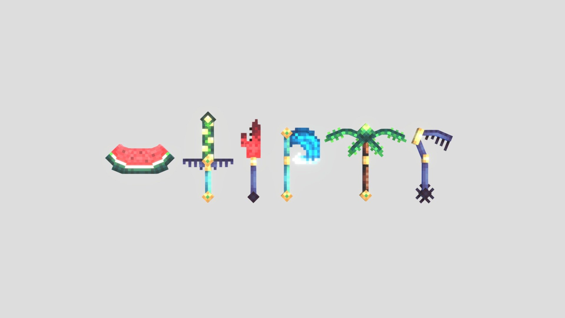 Seaside Serenity Tools & Weapons - 3D model by Eyeless Tenshi ...