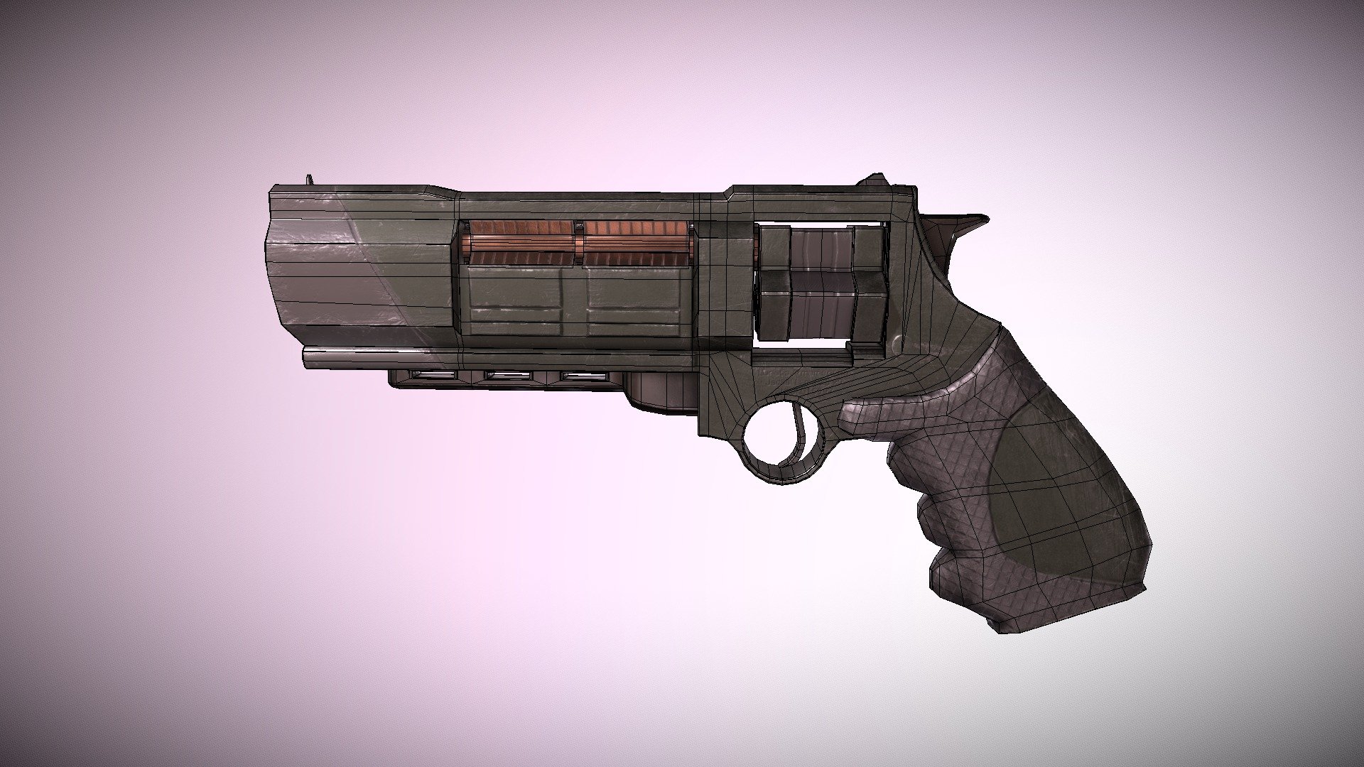 Jackal Energy Revolver - 3D model by asmosia [35769f6] - Sketchfab