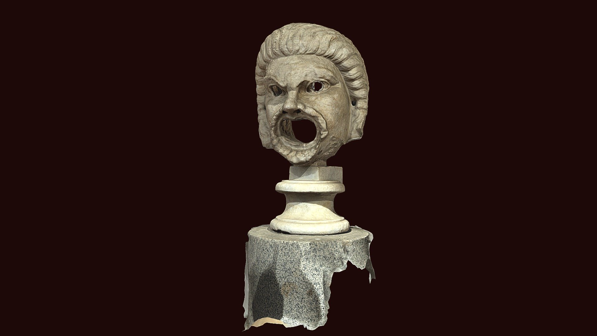 Face with open mouth - 3D model by dah [3576fa7] - Sketchfab