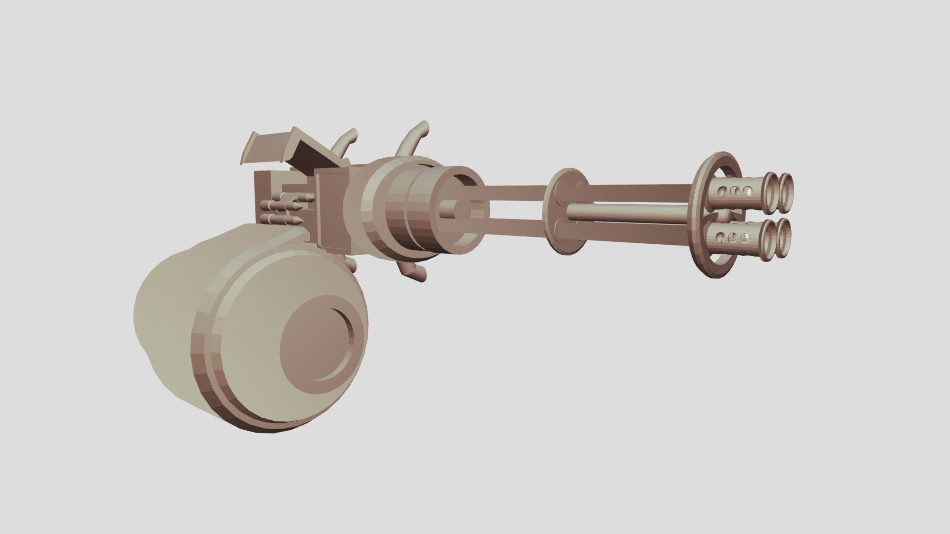 minigun - Download Free 3D model by leoxx300 [3577bce] - Sketchfab
