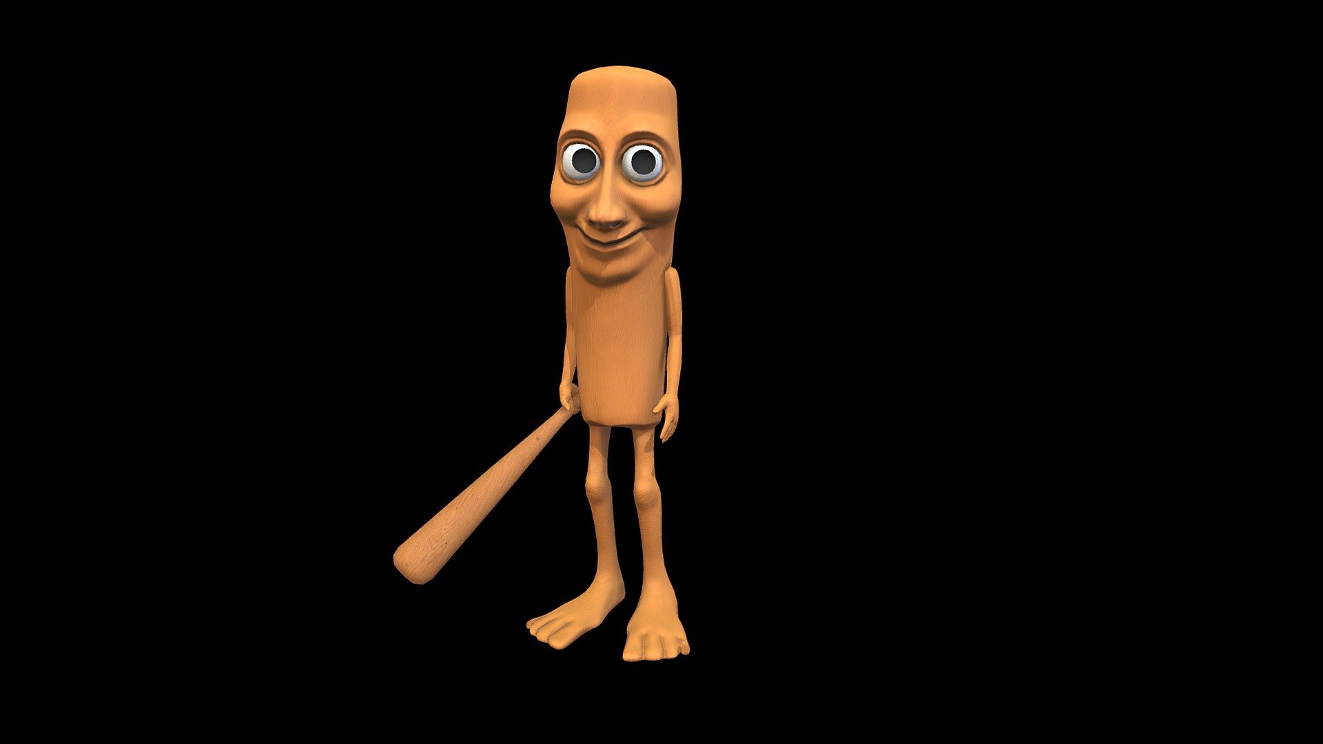 Tung Tung Sahur [NOT AI] - Download Free 3D model by ESO (@ESOOOO) [3577ea2] - Sketchfab