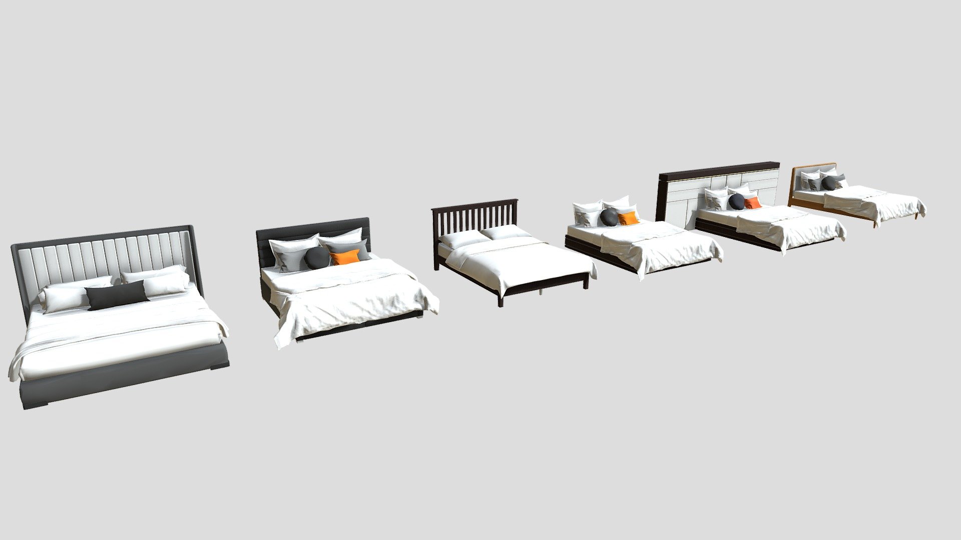 Bed Pack - Buy Royalty Free 3D model by Blitzwood [3577f3f] - Sketchfab ...