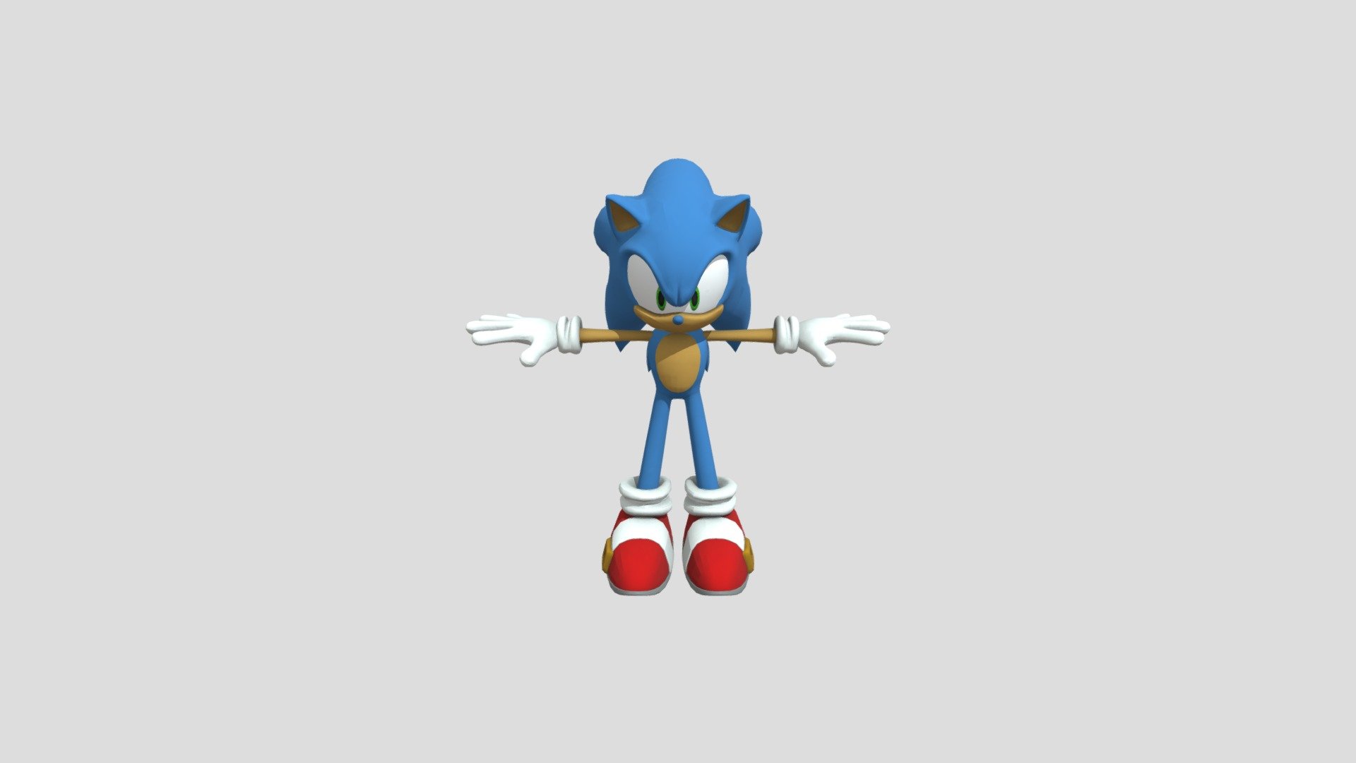 Sonic The Hedgehog From Go Sanic Goo! - Download Free 3D model by Sanic ...