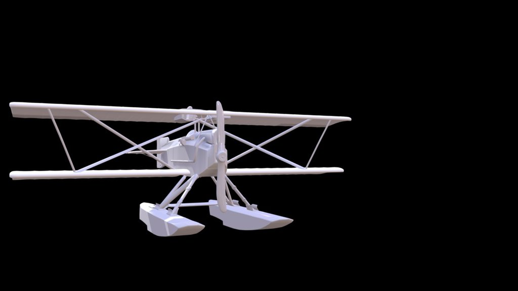 Hansa Brandenburg KDW Seaplane - Download Free 3D model by Derlich ...