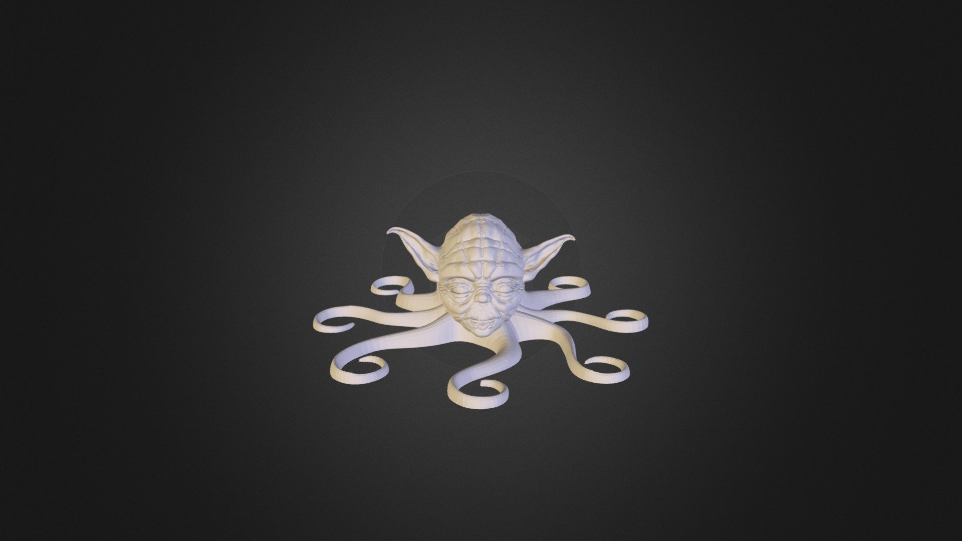 Yodapus octopus yoda octoyoda - 3D model by 3dindustries [357a265 ...